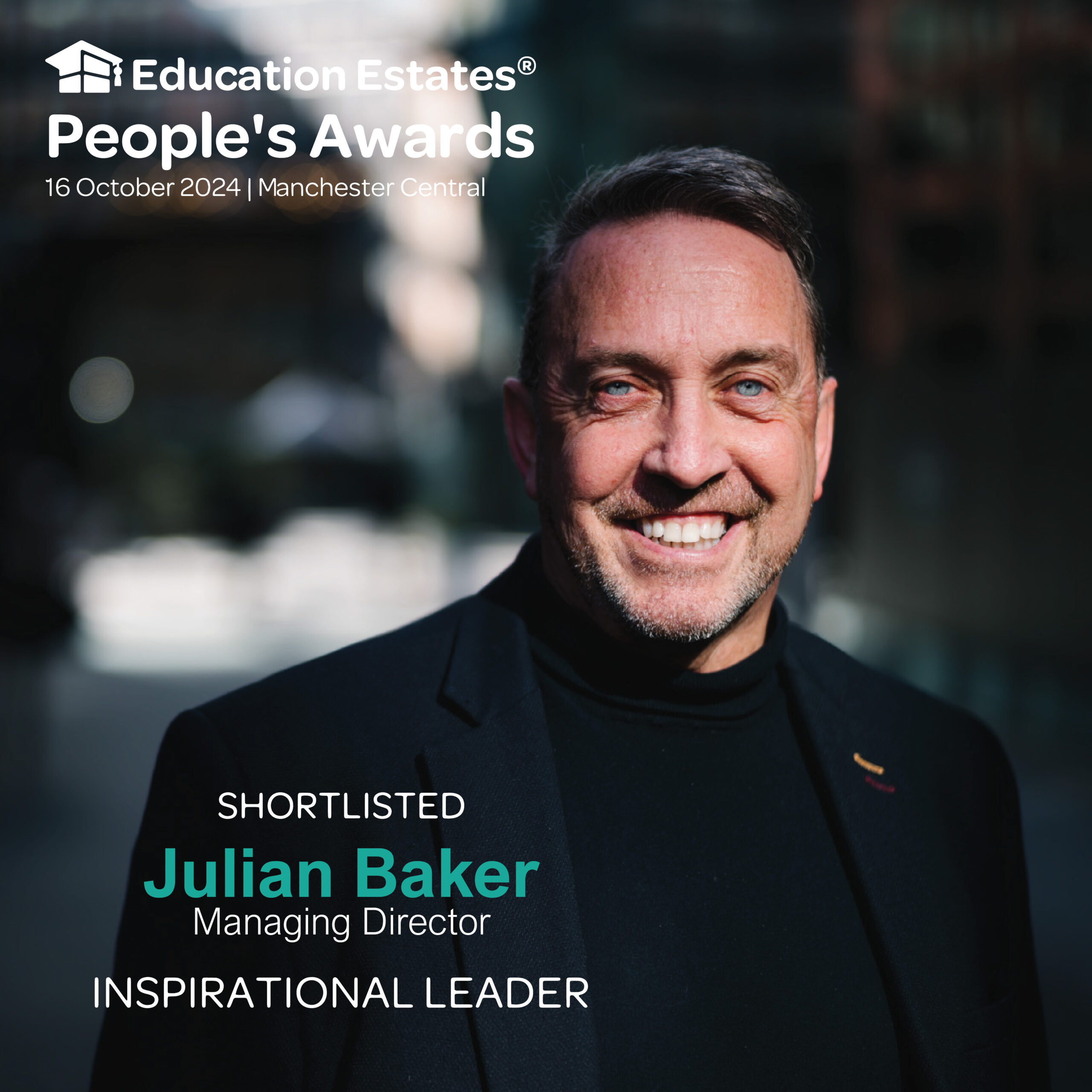 News - Julian Baker shortlisted for Inspirational Leader Award at ...